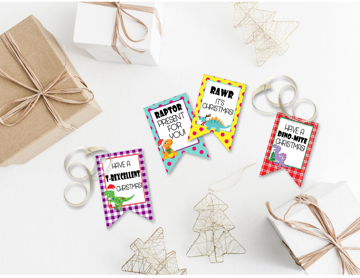 Printable Dinomite Christmas Collection, Printable Dinosaur Christmas ...