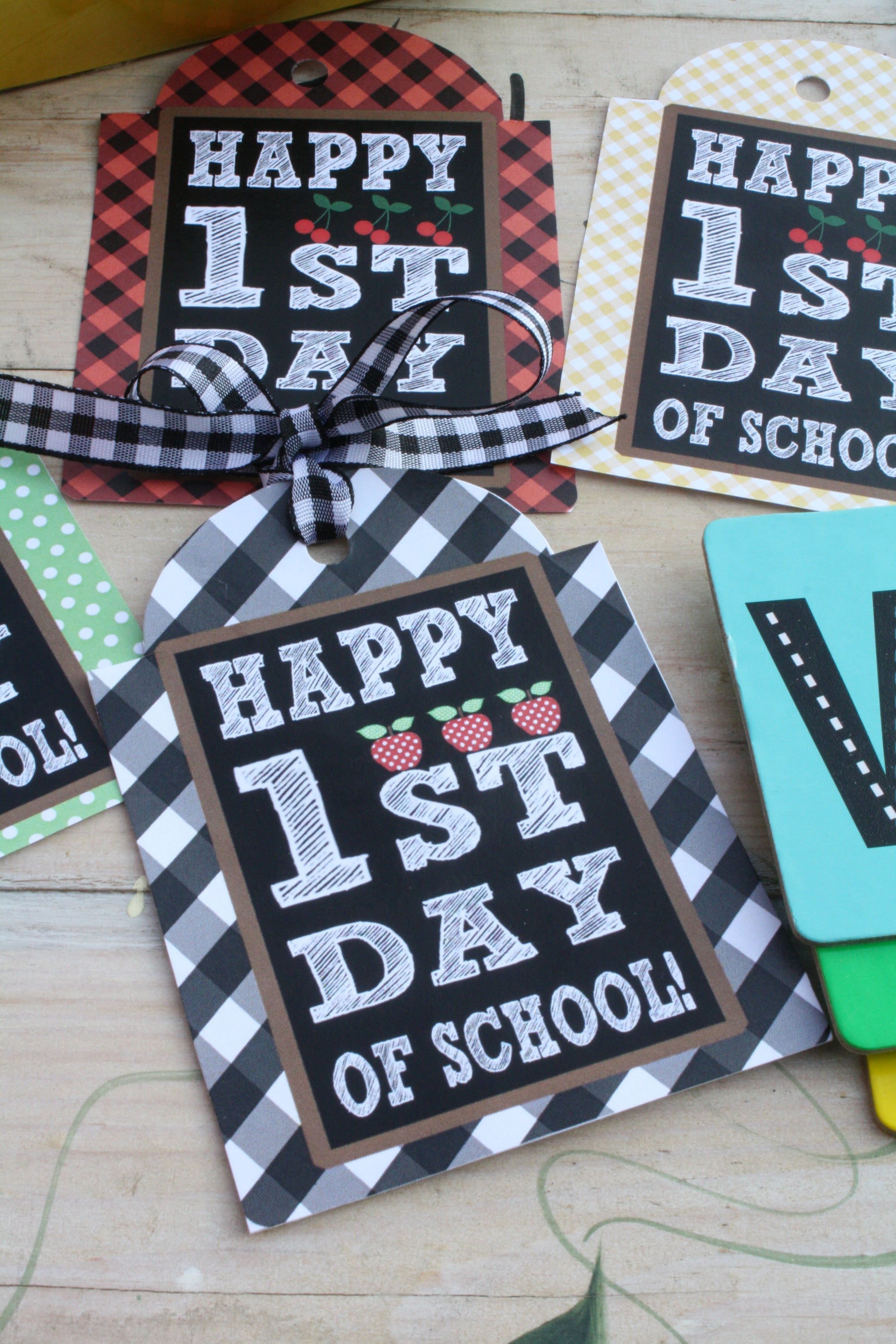 Printable Welcome Back To School Gift Tags, Happy 1st Day Back to Scho ...