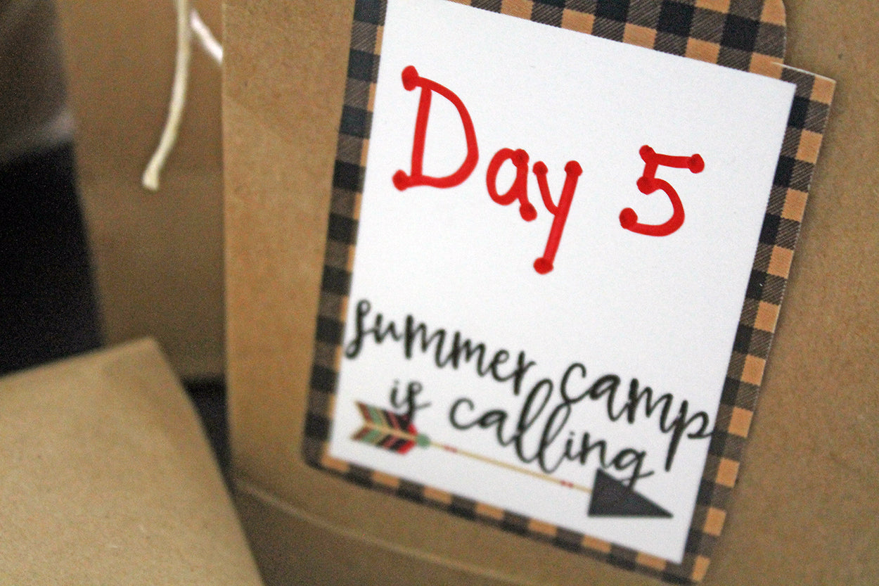 Printable Camp Care Package Gift Tags by Sunshinetulipdesign