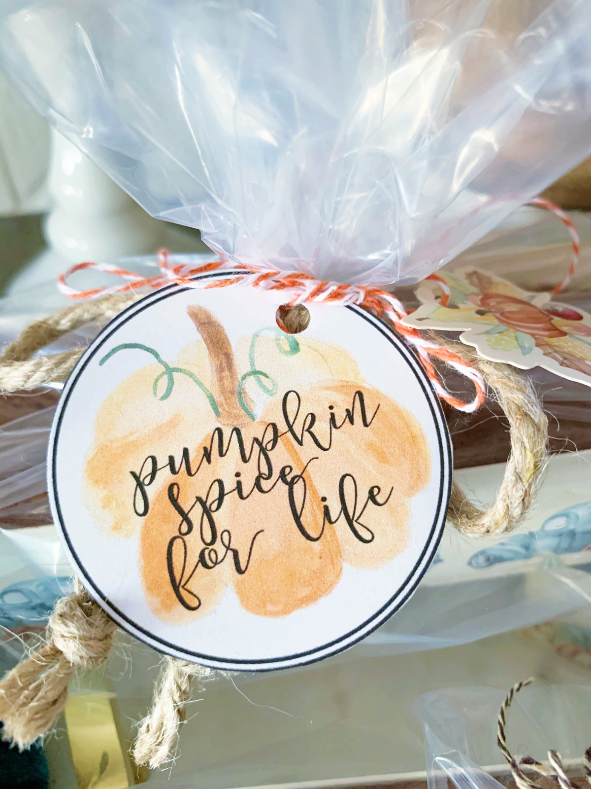 Printable Fall Pumpkin Spice Treat Tags, Baked Goods Tags, Candy Tags ...