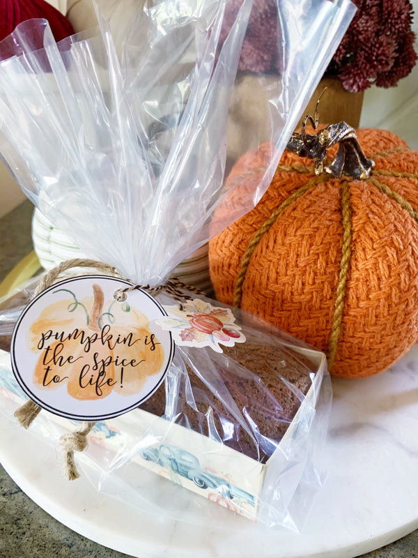 Printable Fall Pumpkin Spice Treat Tags, Baked Goods Tags, Candy Tags ...